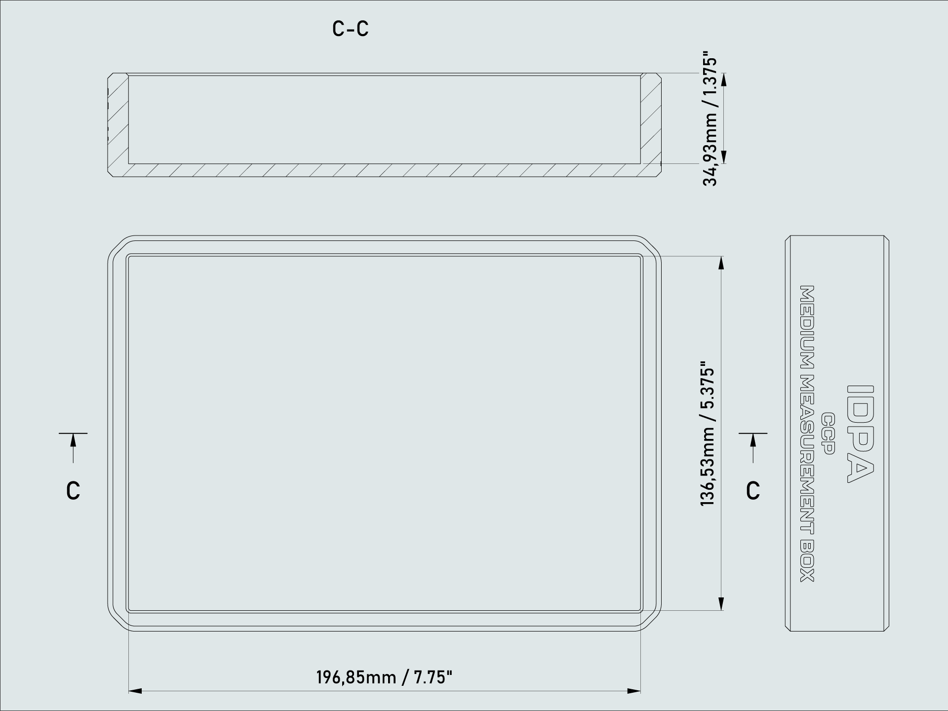 IDPA (CCP) Measurement Box by Manul Corp. | Download free STL model ...