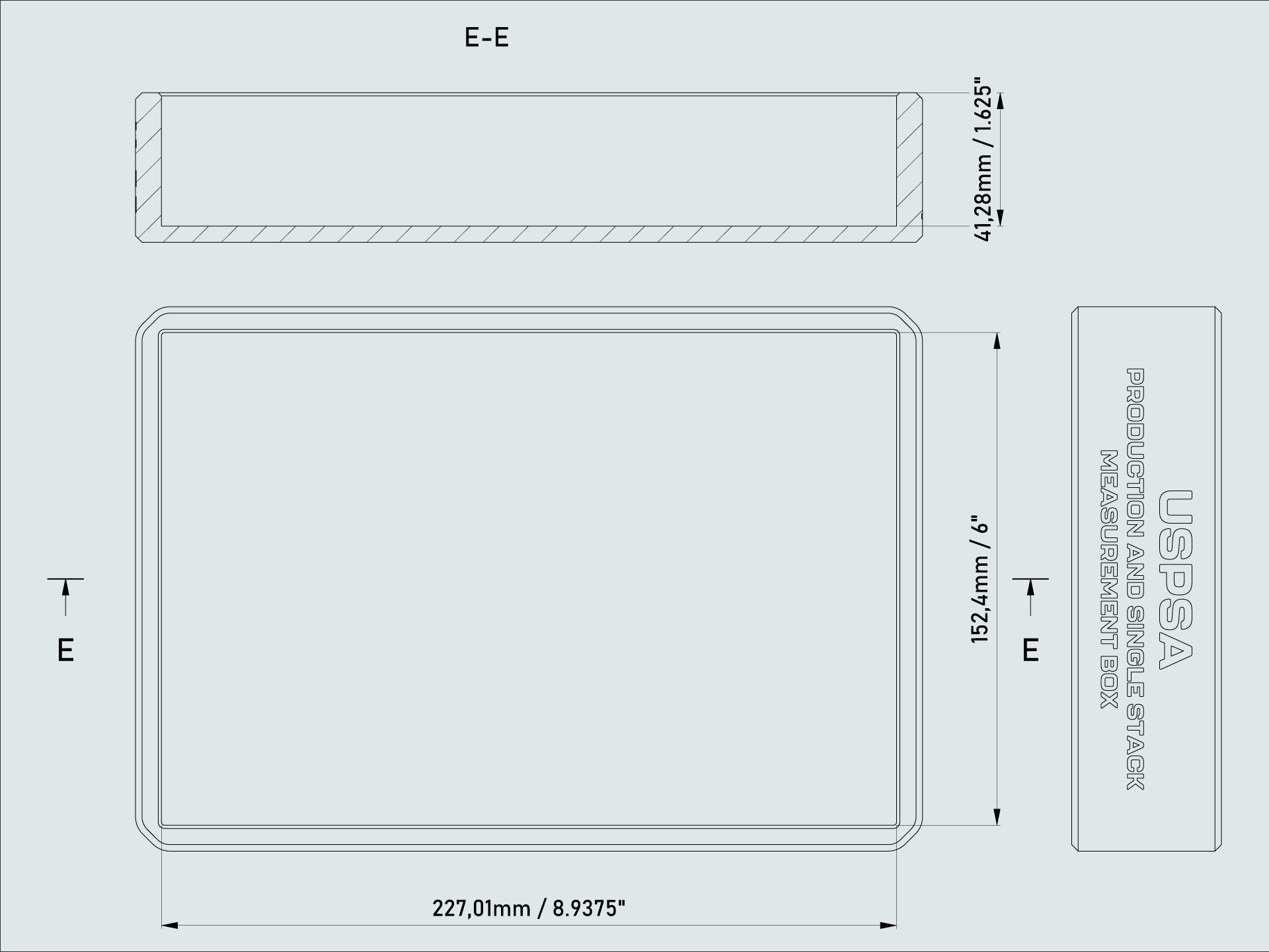 USPSA Production & Single Stack Measurement Box by Manul Corp ...