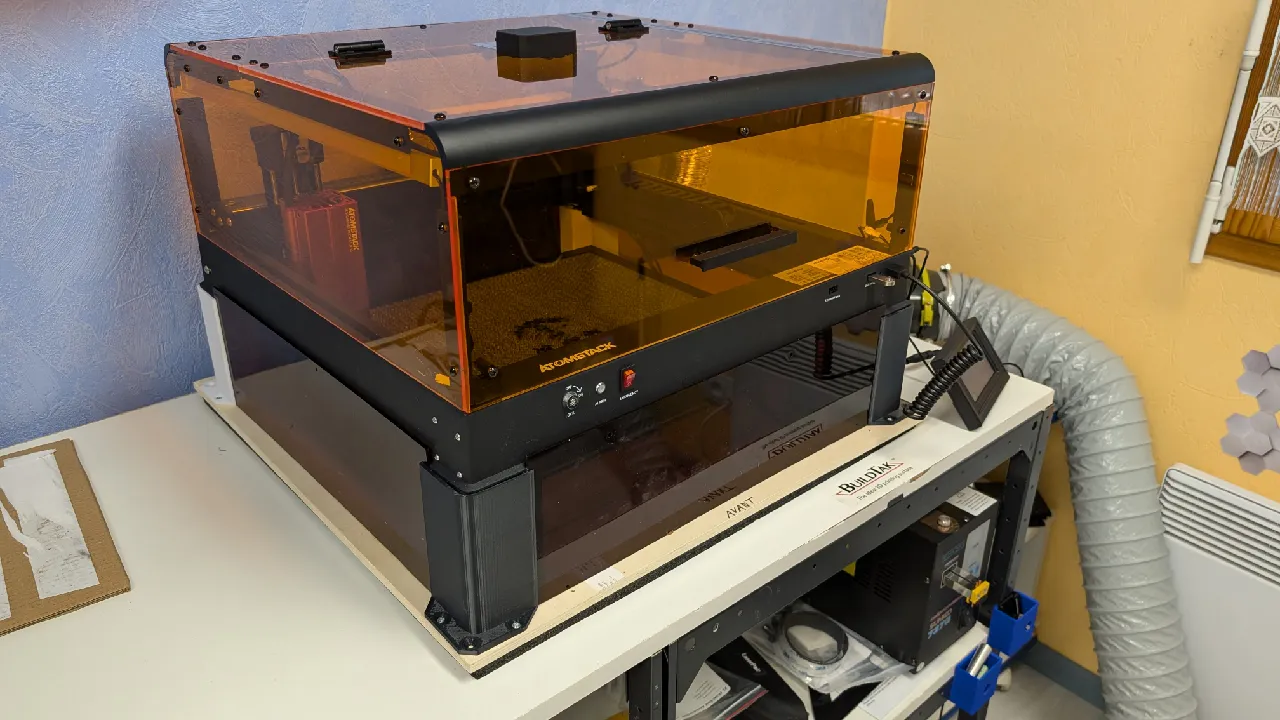 atomstack X24 Riser 120mm by KRYS-3D | Download free STL model ...