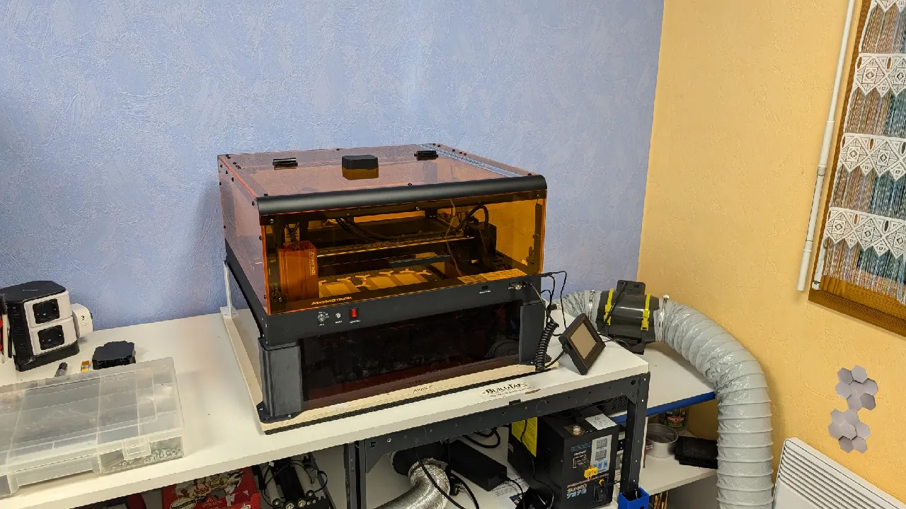 atomstack X24 Riser 120mm by KRYS-3D | Download free STL model ...