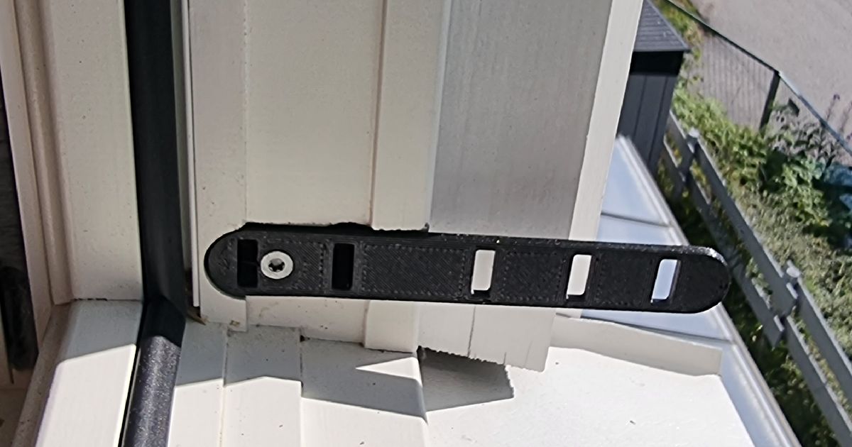Extended window fastener for NorDan Toppsving by haakemon | Download ...