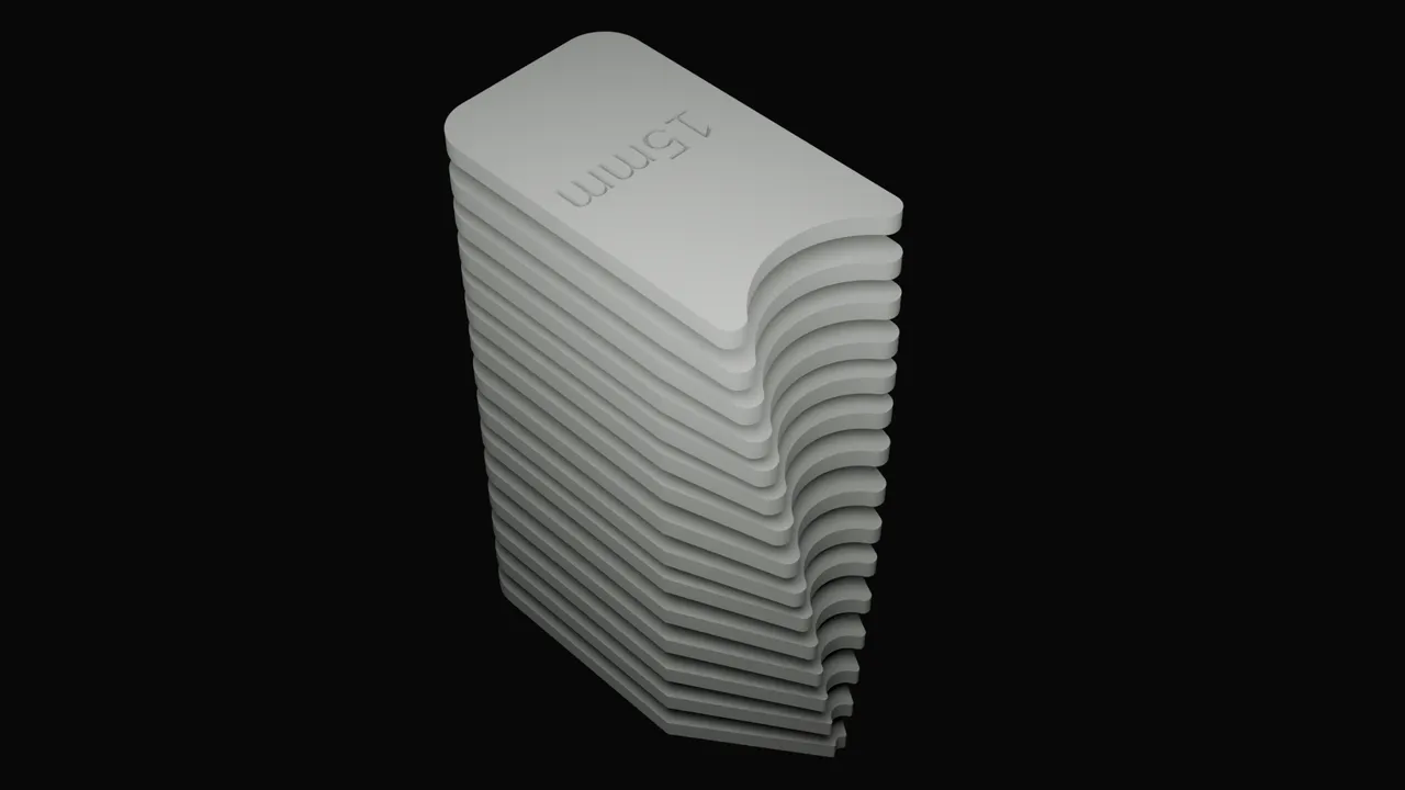 Radius finder / Radius Gauge with Box || 1mm to 15mm by Nando ...