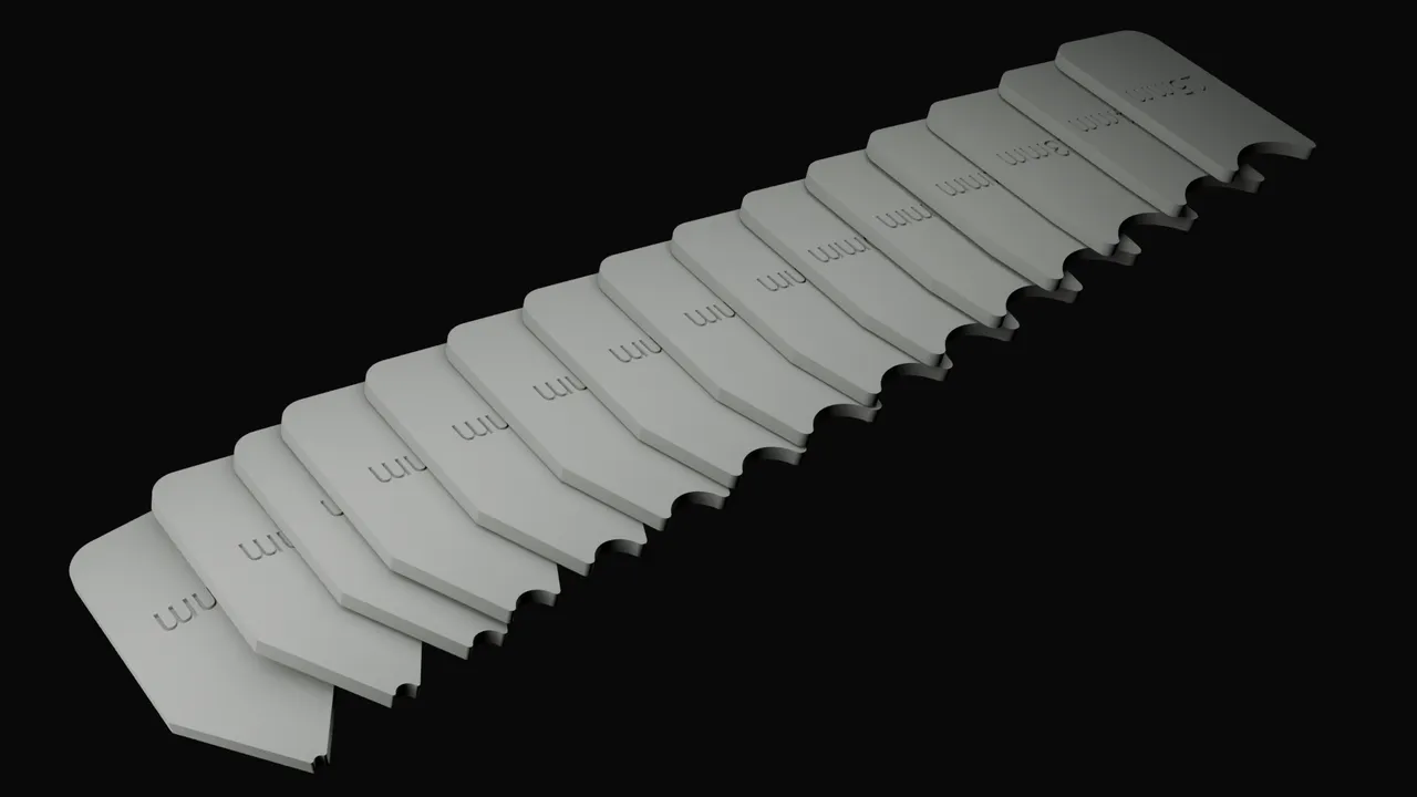 Radius finder / Radius Gauge with Box || 1mm to 15mm by Nando ...