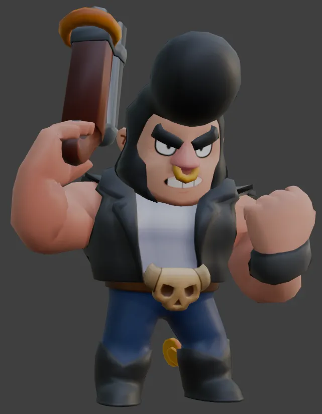 Bull - Brawl Stars by GoatGamez | Download free STL model | Printables.com