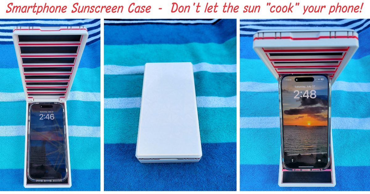 Smartphone Sunscreen Case by Phil Caruso | Download free STL model ...