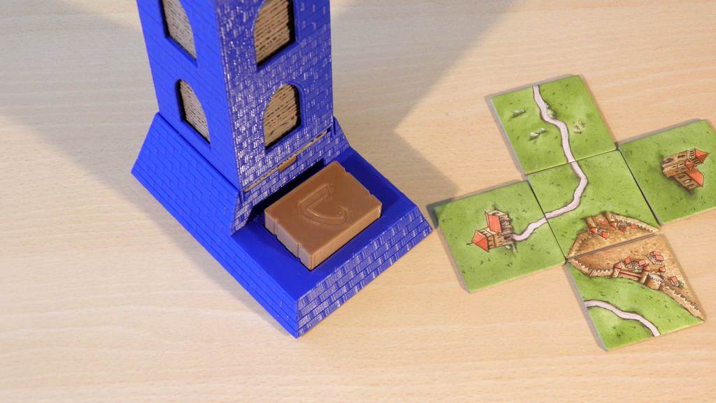 Carcassonne Tile Dispenser SPLIT Tower (Remix) by Kyle Katarn ...