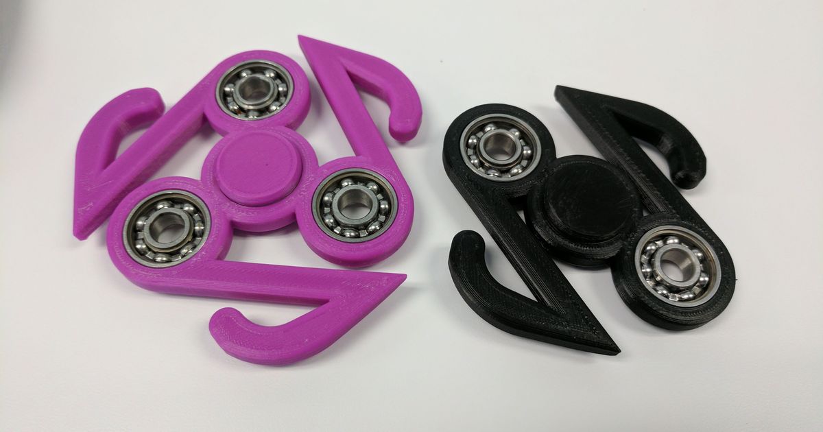 Eighth Note Fidget Spinner by PengLord | Download free STL model ...