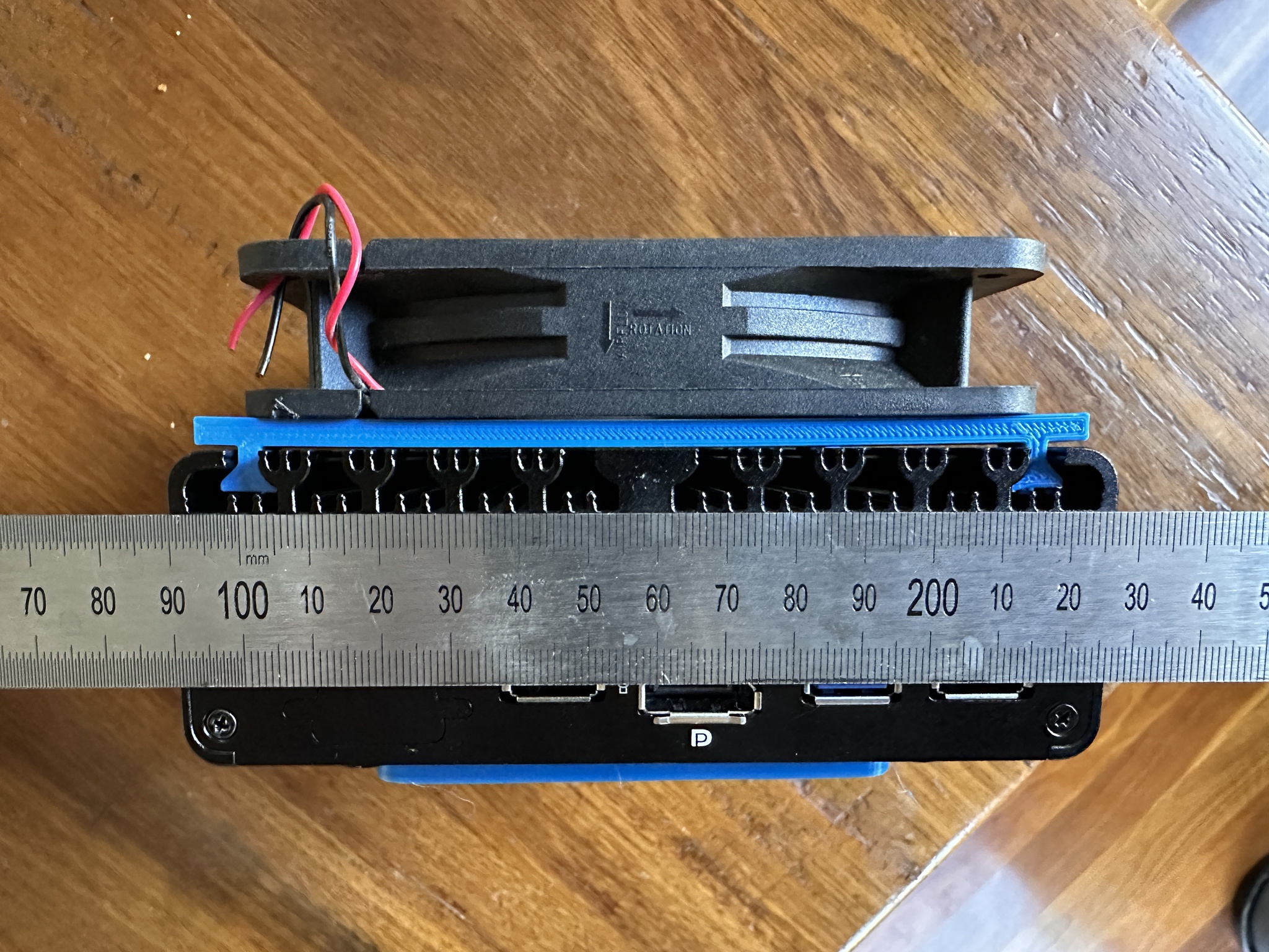 Fan mount for Topton N100 fanless case by ideasman | Download free STL ...