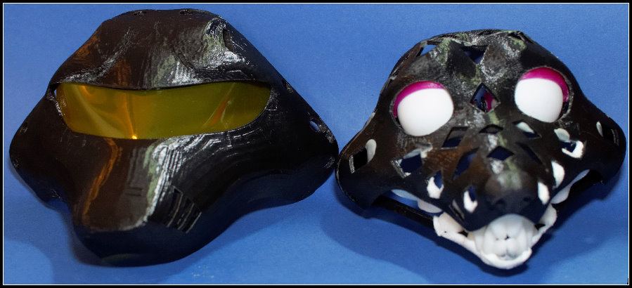 Helmet for a animal puppet or fursuit by Tioh | Download free STL model ...