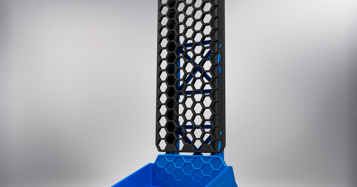 Extension for KYZ HSW x Gridfinity Organiser Mini Remixed by KYZ Design ...