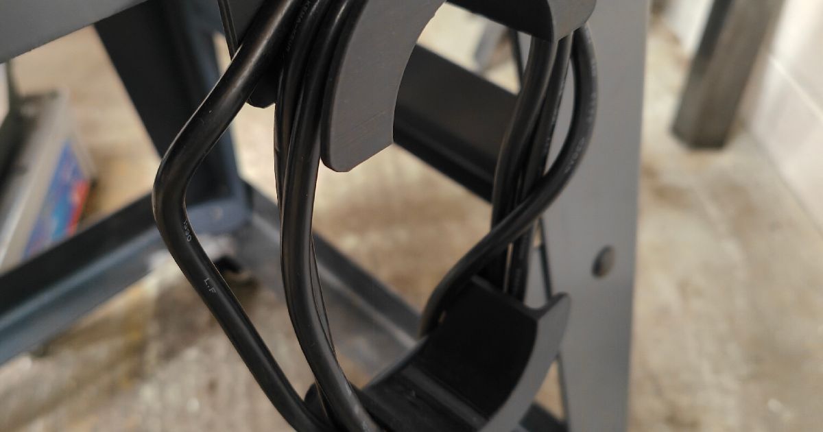 Simple power tool cable holder by Mattmannz | Download free STL model ...