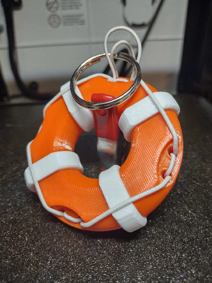 Key Buoy - Flotation Device Keychain by jSamz12 | Download free STL ...