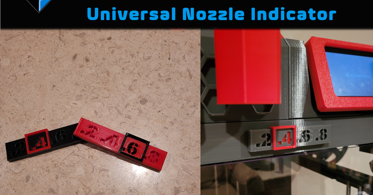 Universal Nozzle Indicator by Dark Doctor Studios | Download free STL ...