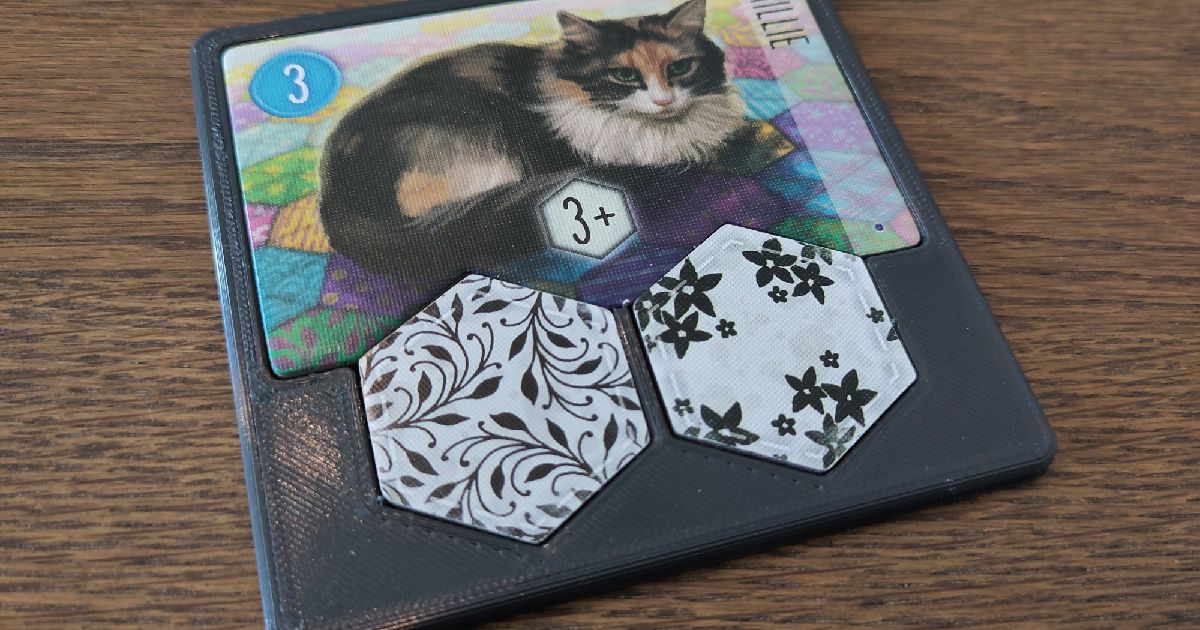 Calico Cat Pattern Holder by turnipninja | Download free STL model ...