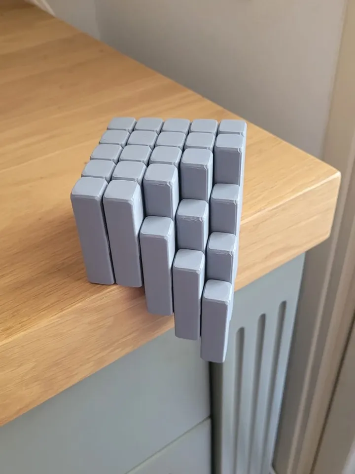 Parametric Sectioned Cube by Dror Yogev | Download free STL model ...