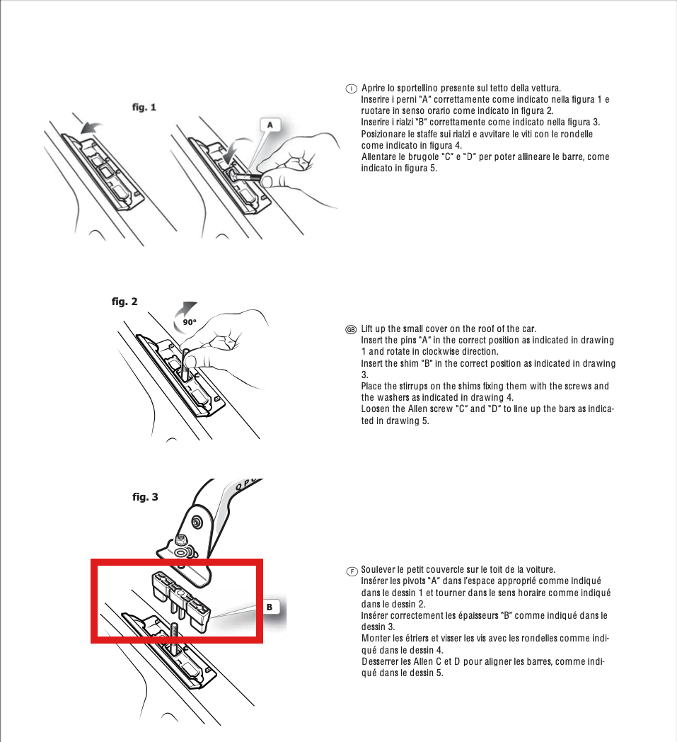 Mercedes-Benz W246 roof racks mount shim by YEVHEN S. | Download free ...