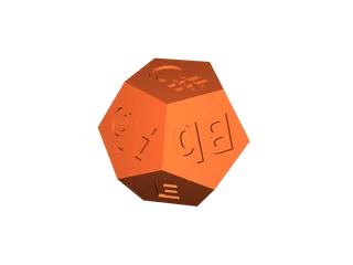 Musical dice by fedefricoo | Download free STL model | Printables.com