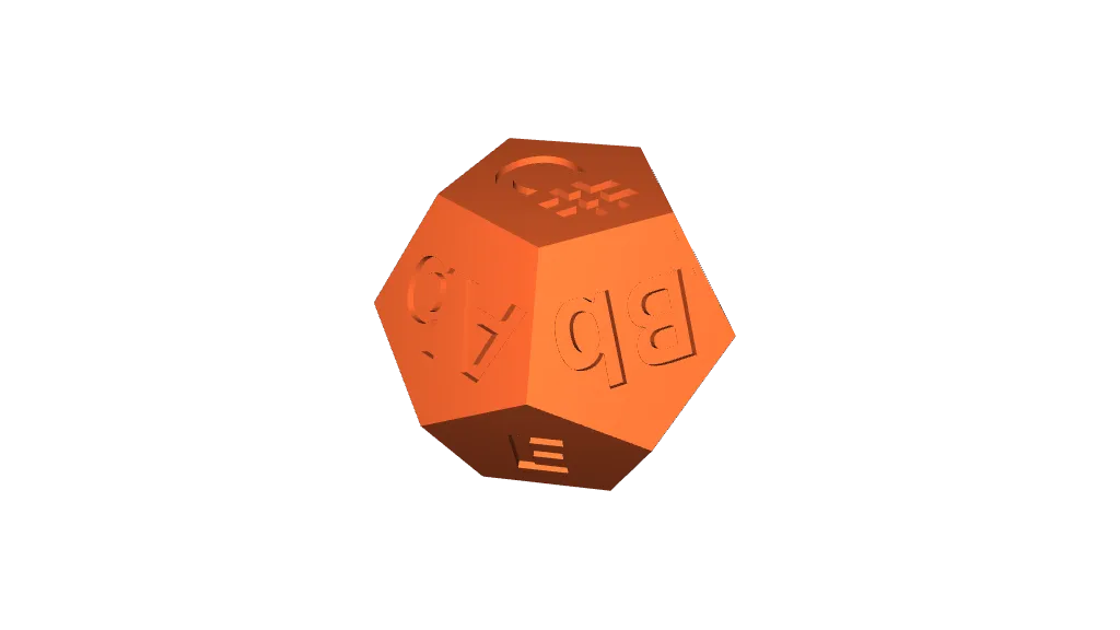 Musical dice by fedefricoo | Download free STL model | Printables.com