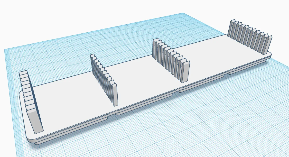 1x4 Gridfinity dupont cable storage 75-120-160mm by Ben Tomsen ...