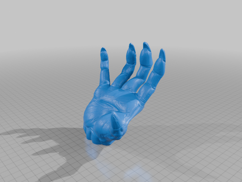 Demon hand curtain hooks by Turtle-16 by Mike | Download free STL model ...