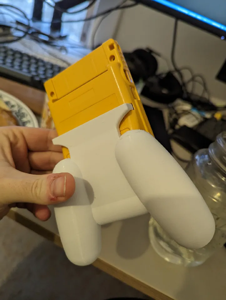 Gameboy Color Grip by Sculley | Download free STL model | Printables.com