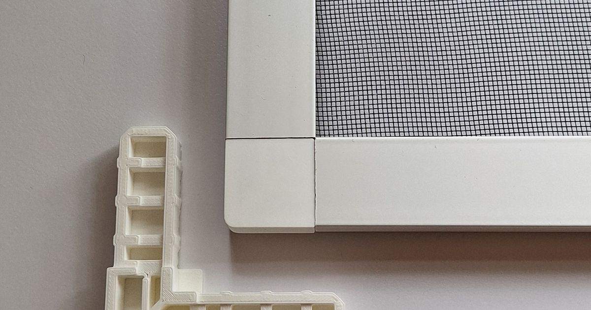 Fly Screen Corner Piece / insect screen / 25mm by Mart80 | Download ...