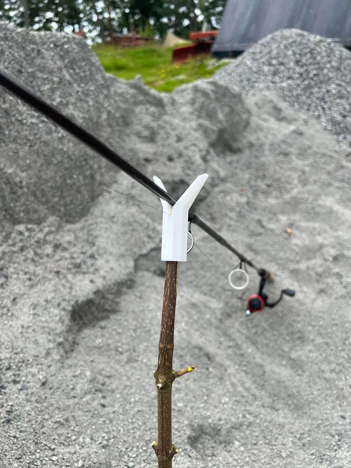 Simple Fishing Rod Holder by Julebrus | Download free STL model ...