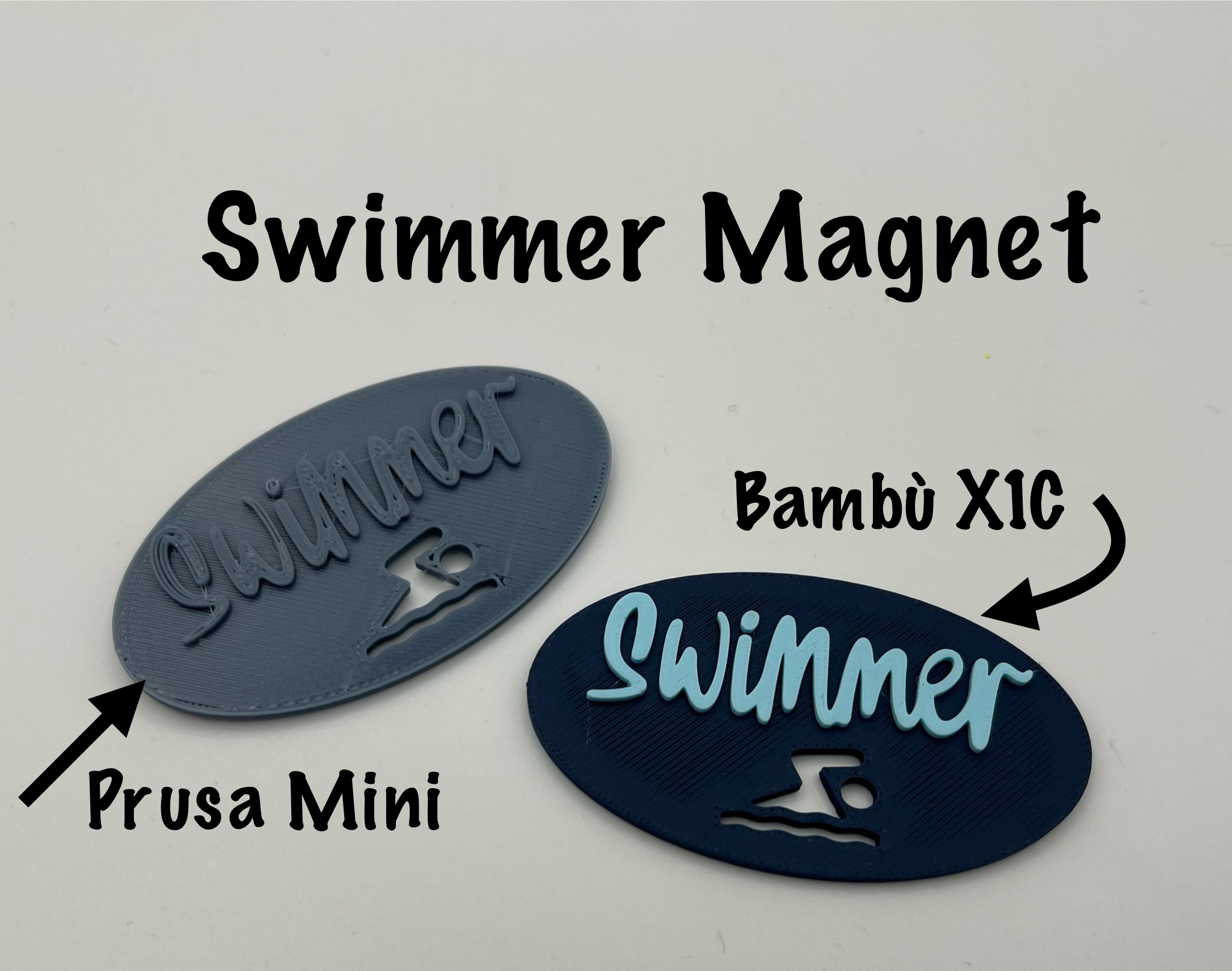 Swimmer Magnet by Ktowns | Download free STL model | Printables.com