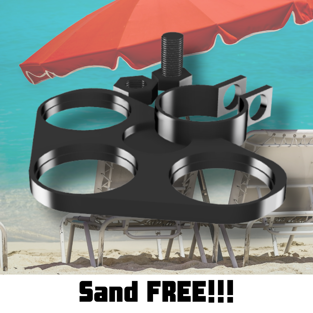 BeachBuddy Can Holder by Drop 3D | Download free STL model | Printables.com