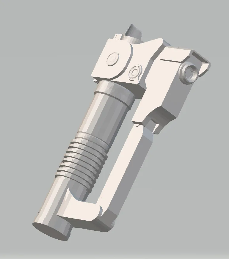 Ezra Bridger's Collapsible Lightsaber (Removable Blade) by 3D Magic ...