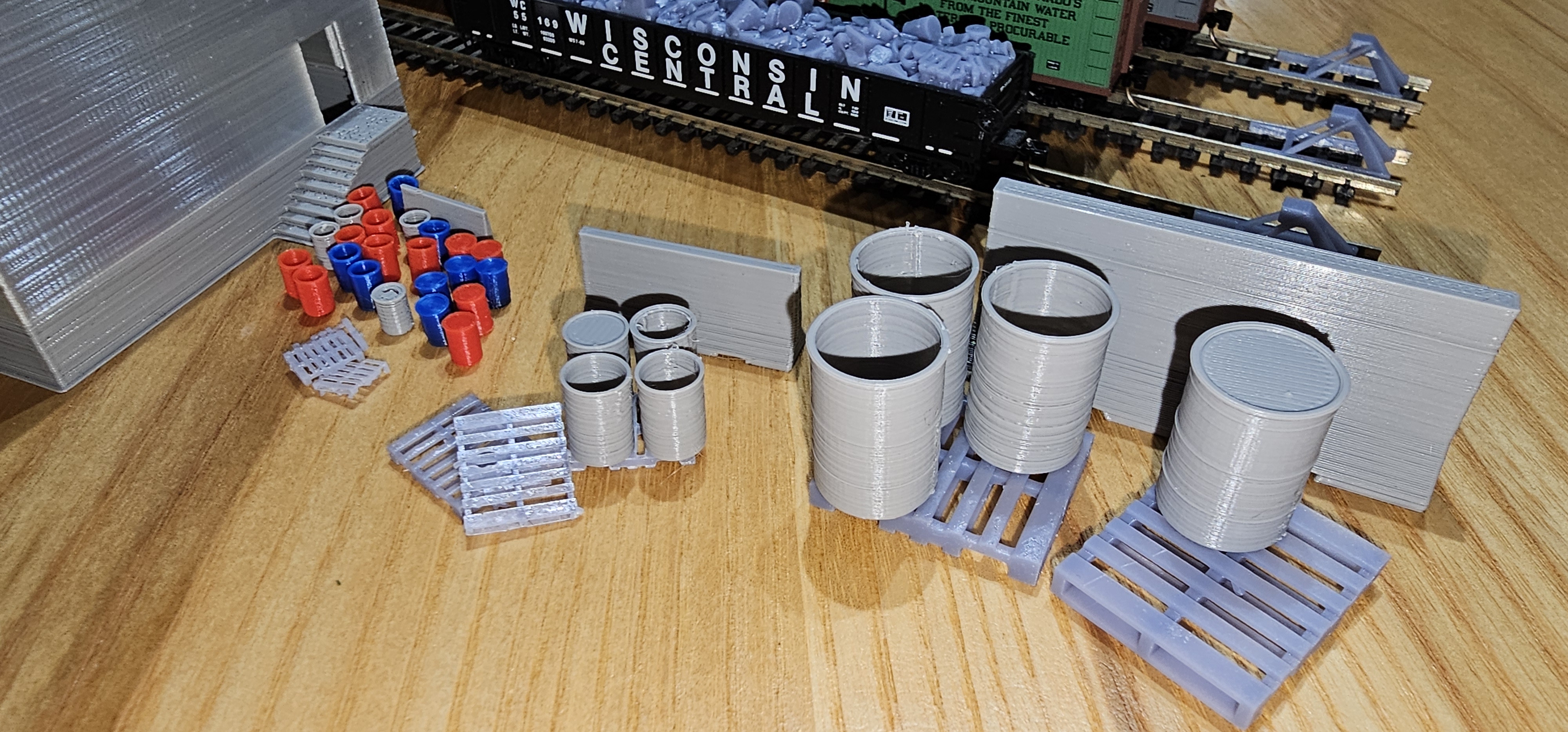 Steel Barrels - Open & Closed Top - O/HO/N Scale by MrKit | Download ...