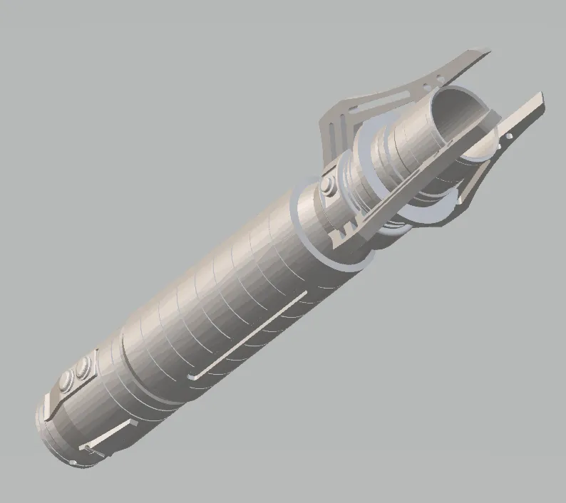 Darth Strukis's Collapsible Lightsaber (Removable Blade) by 3D Magic ...