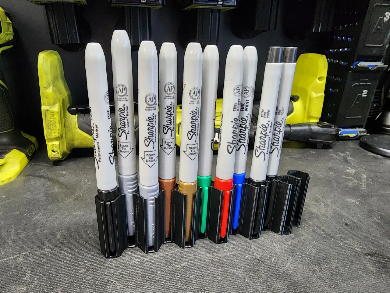 Sharpie Holder 12 Count by Ham | Download free STL model | Printables.com