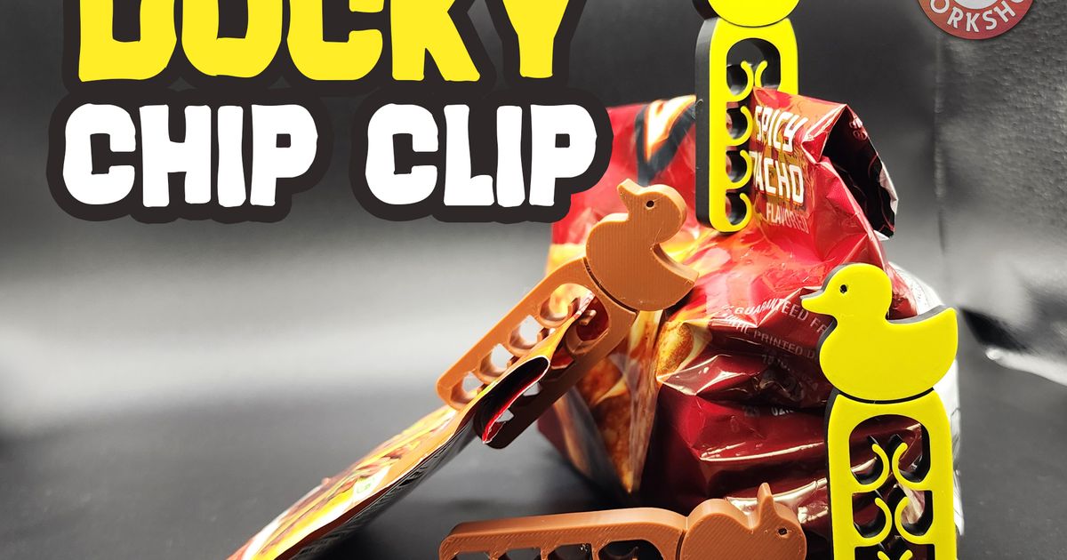 Ducky Chip Clip por Triple G Workshop | Descargar modelo STL gratuito ...