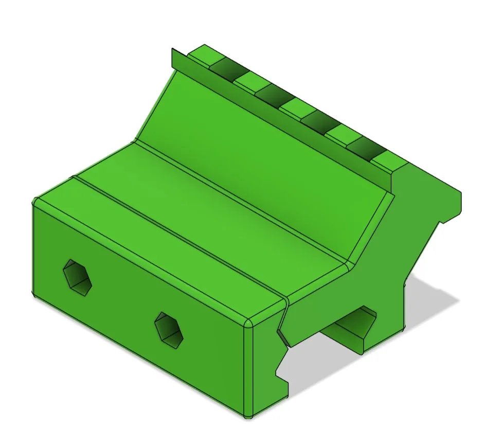 45 degree picatinny rail mount by G Rex | Download free STL model ...