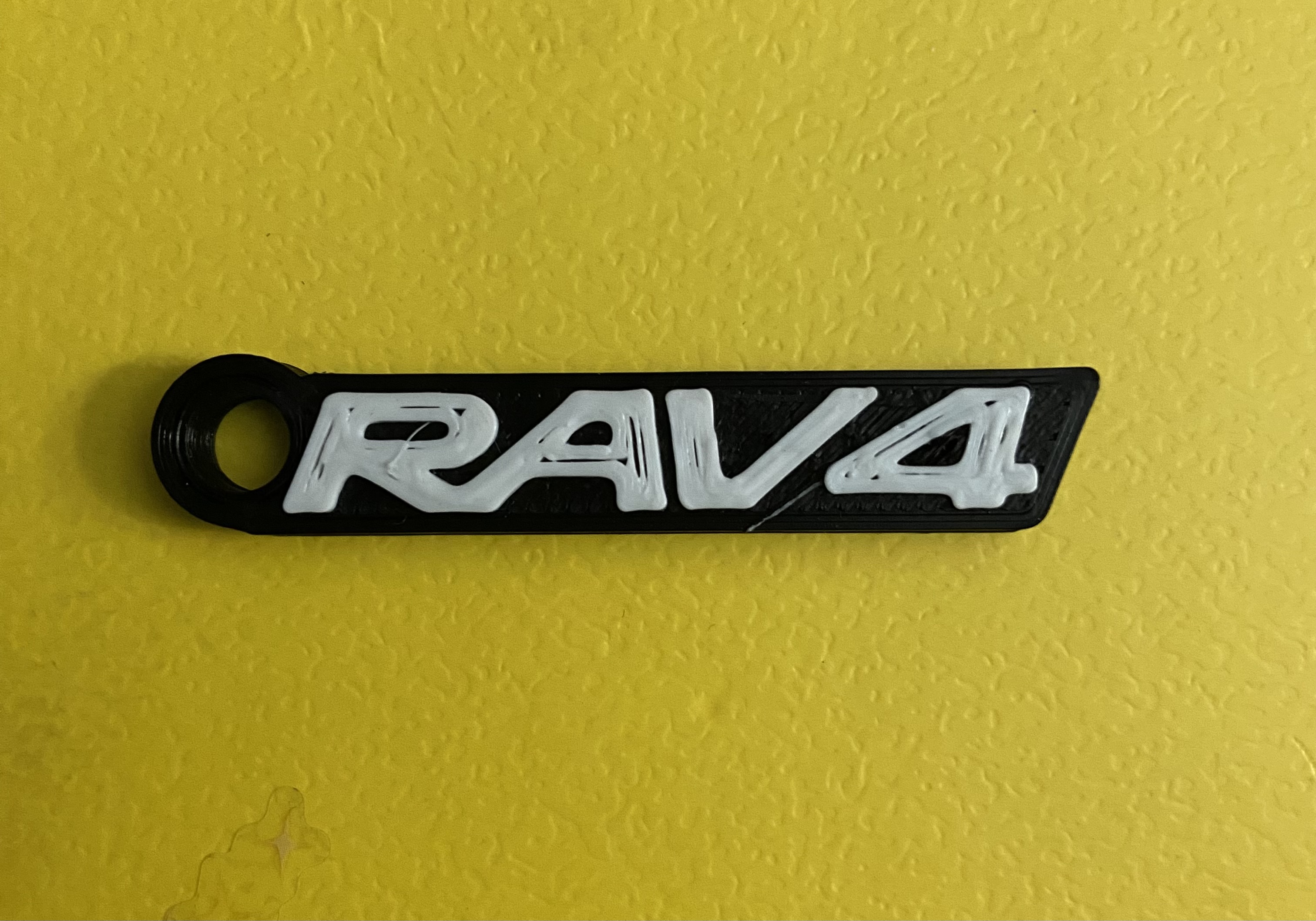 Toyota RAV4 logo keychain by mr.stubbymctubbypants | Download free STL ...