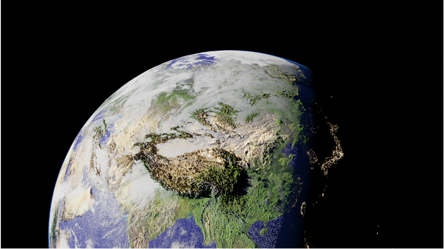 realistic earth with topography and bathymetry by ultramarine ...