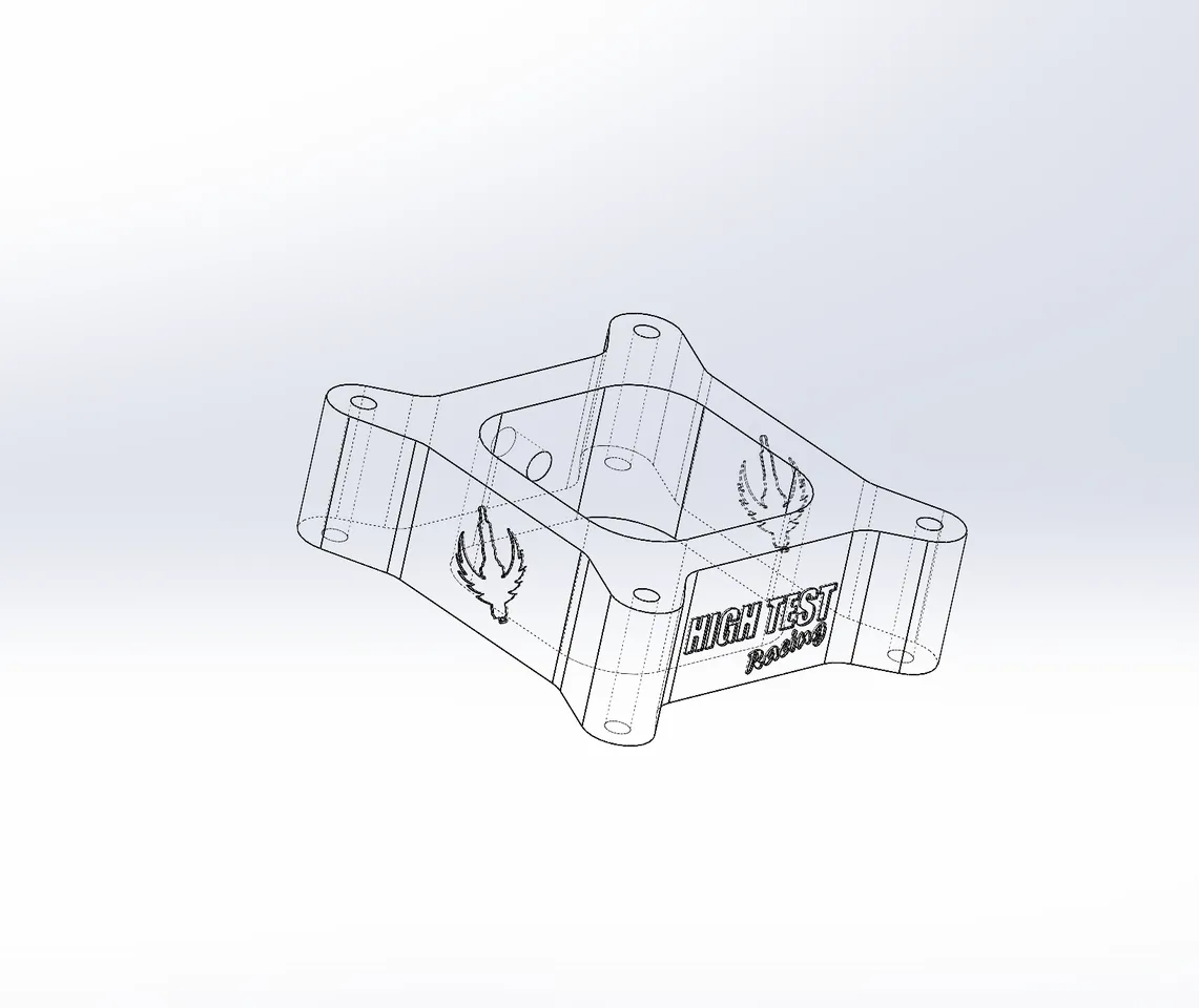 4150 Holley Carb Spacer by HighTest | Download free STL model ...