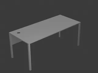 Simple Office Desk by Funky07 | Download free STL model | Printables.com