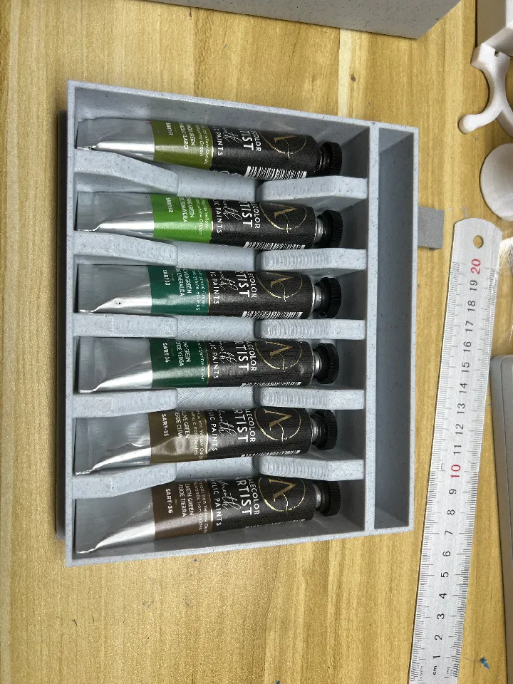 Scale 75 artist tube acrylic paint stackable drawer storage by Ann ...