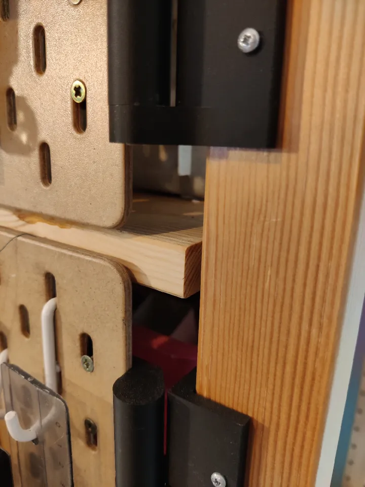 IKEA Pegboard SKADIS hinge for IVAR by Lucasdlb | Download free STL ...