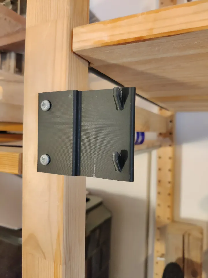 IKEA Pegboard SKADIS hinge for IVAR by Lucasdlb | Download free STL ...