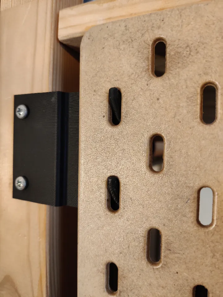 IKEA Pegboard SKADIS hinge for IVAR by Lucasdlb | Download free STL ...