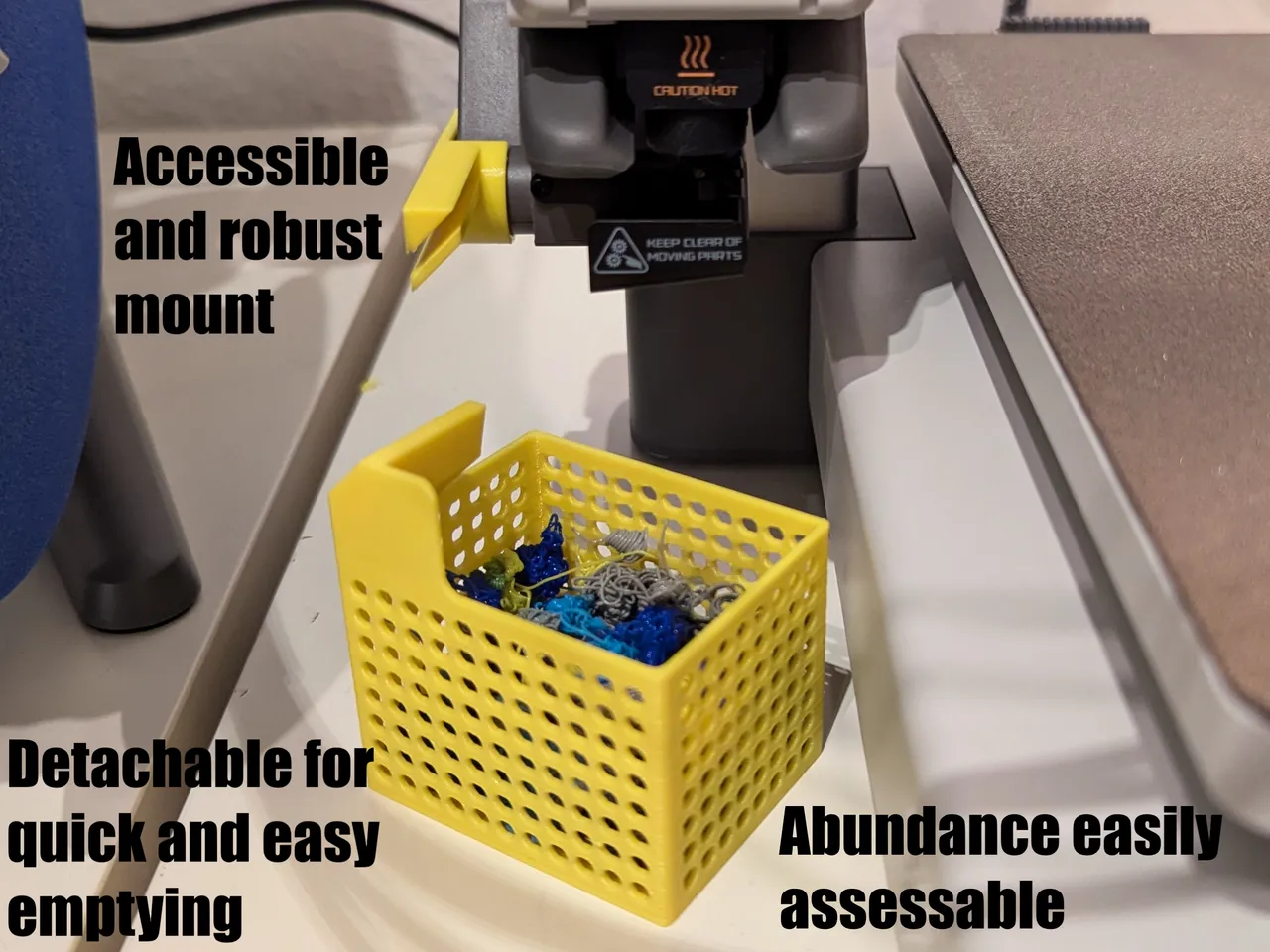 Bambu Lab A1 (Mini) Detachable Purge / Poop Bucket by jns | Download ...