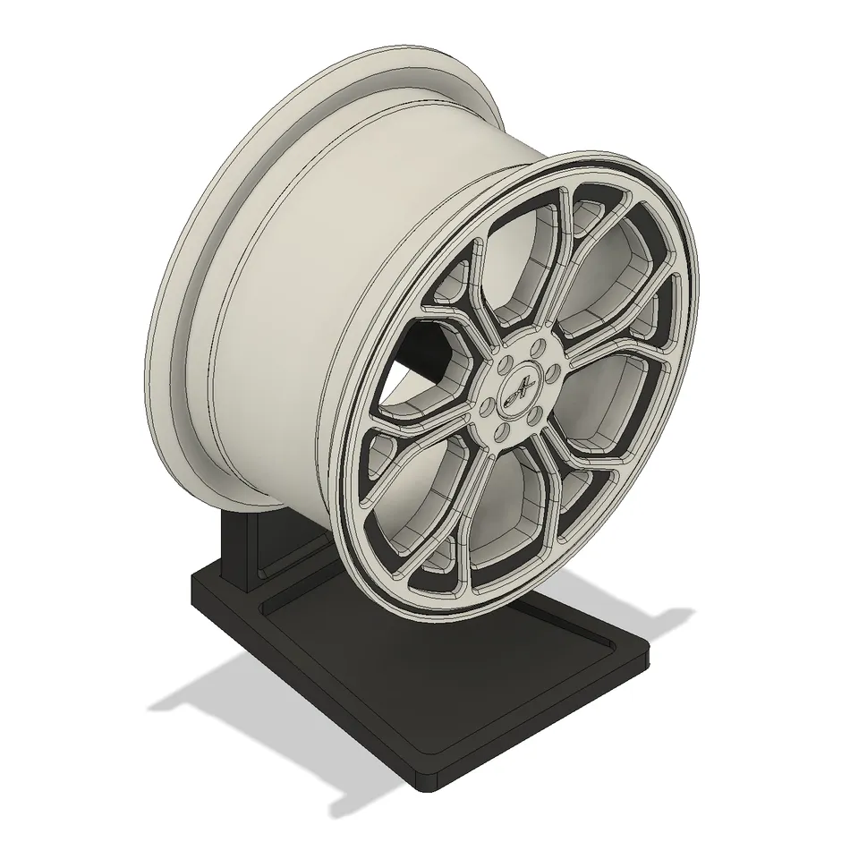 Car Rim with Stand by The 3D Addi Tech | Download free STL model ...