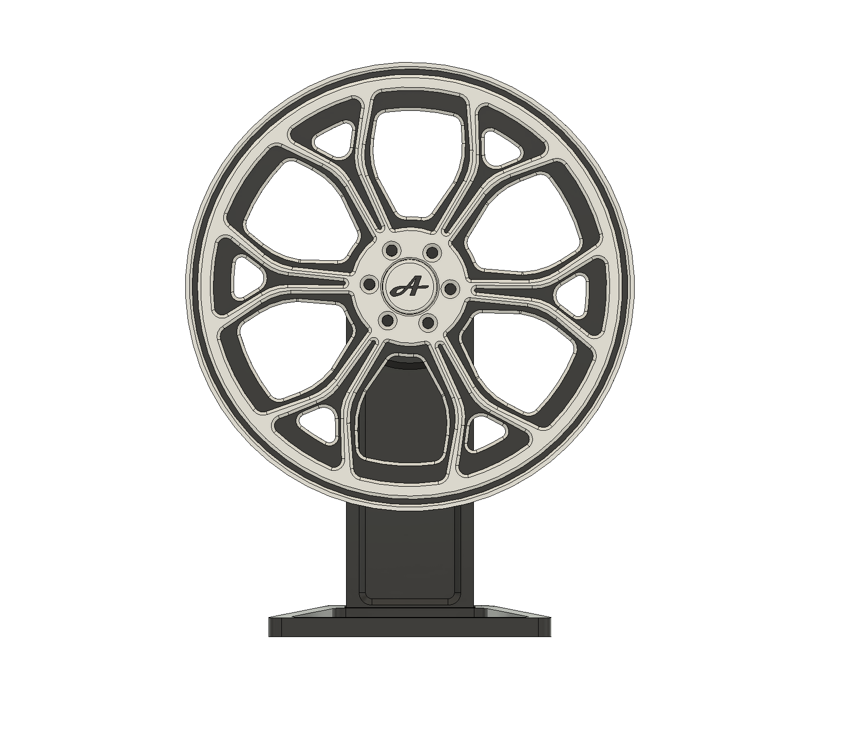 Car Rim with Stand by The 3D Addi Tech | Download free STL model ...