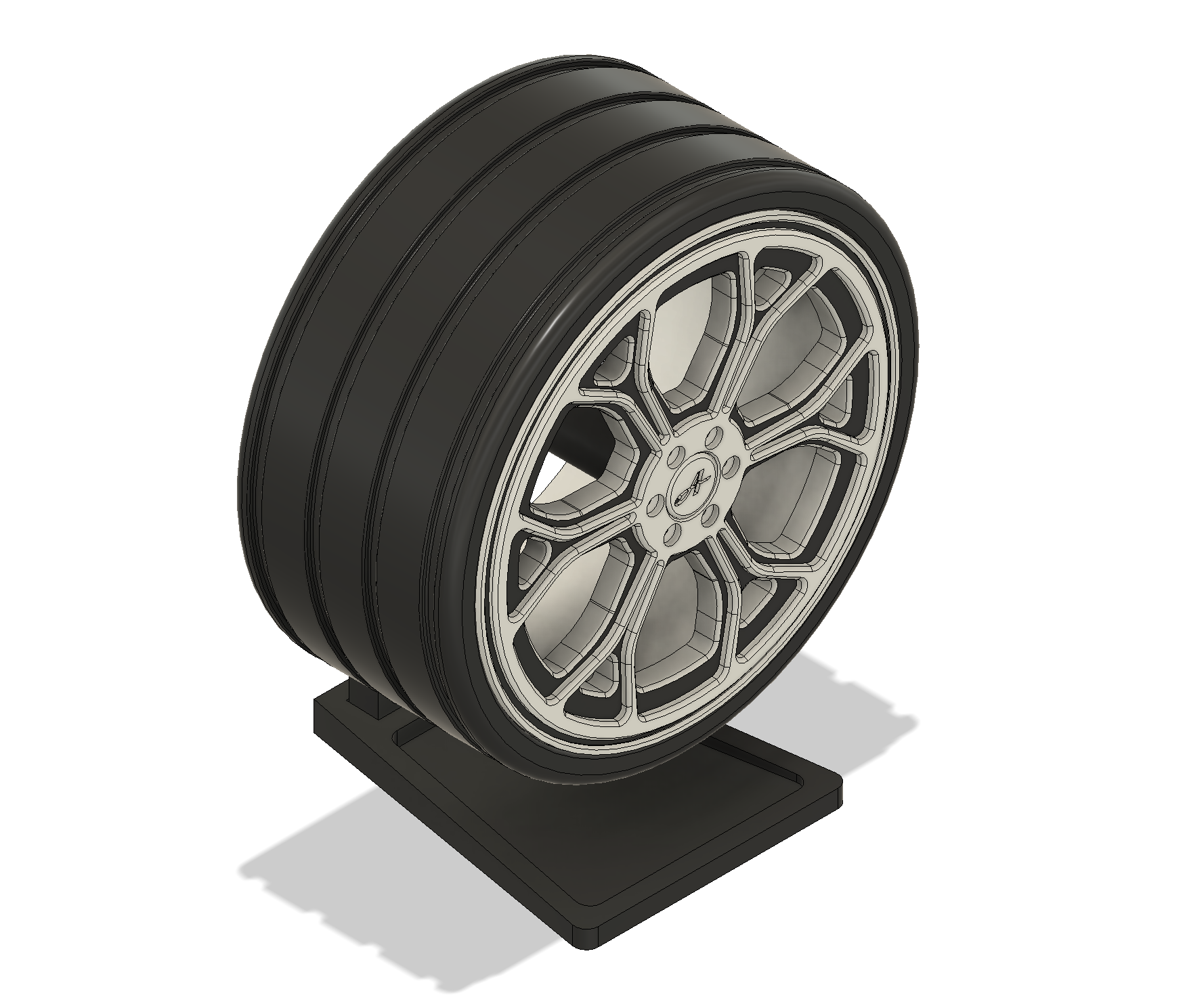 Car Rim with Stand by The 3D Addi Tech | Download free STL model ...