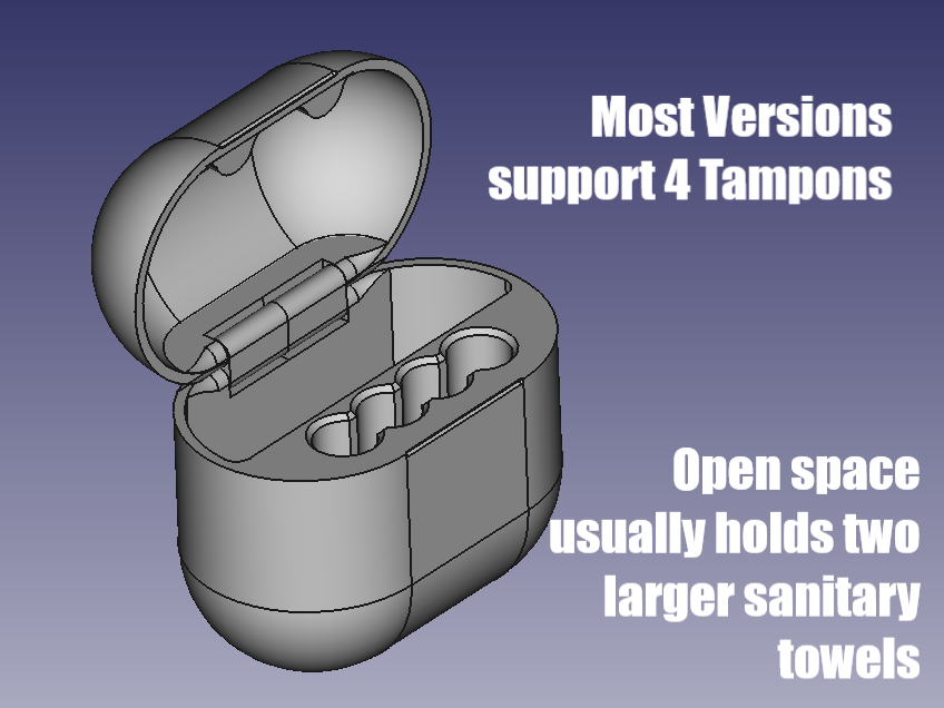 Tampon- & Sanitary Pad-Case - Multiple/Mixed Sizes by jns | Download ...