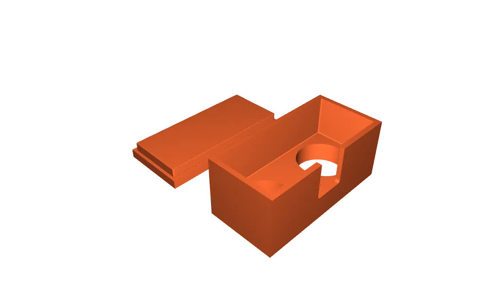 Box On Hc Sro4 Ultrasonicsensor By Rebel Download Free Stl Model 