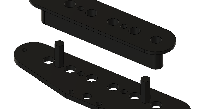 Parametric Stratocaster Single Coil Bobbins by Chris Erno | Download ...